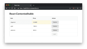 Using Content Editable Elements in JavaScript (React) | Tania Rascia's Website