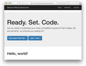 How to Use Bootstrap, a CSS Framework | Tania's Website