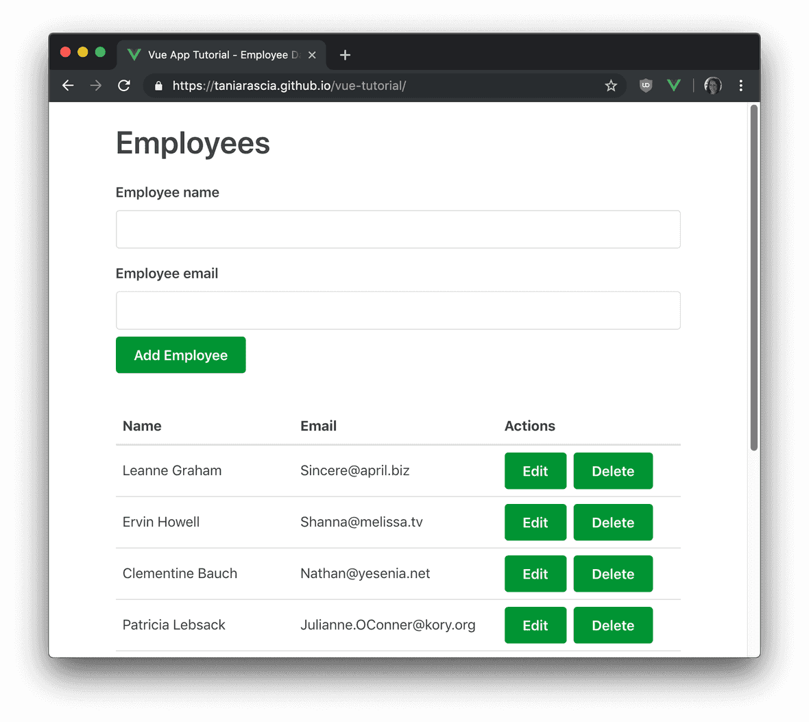 How to Use Vue, the JavaScript Framework | Tania's Website