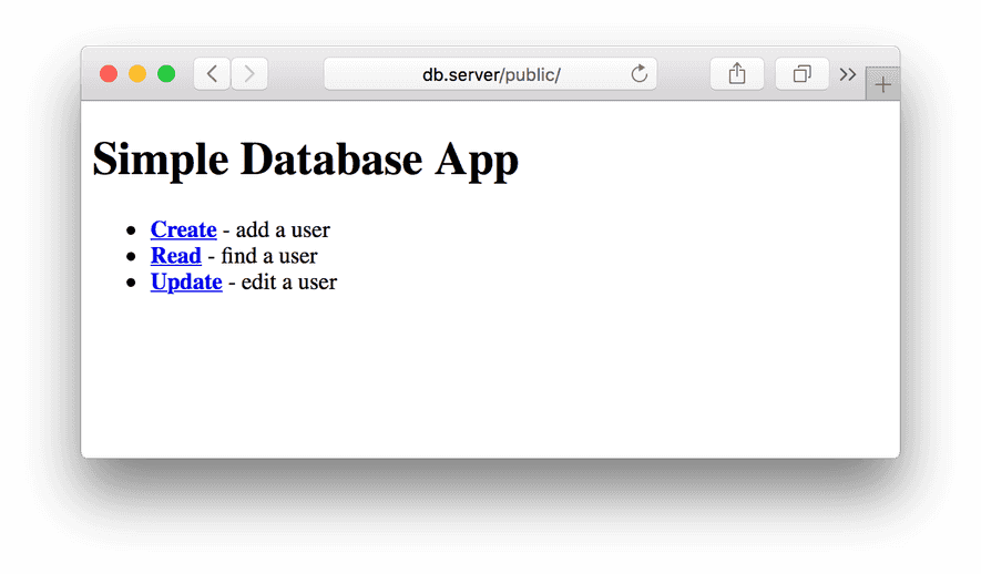 Create A Simple Crud Database App Part 2 Tanias Website