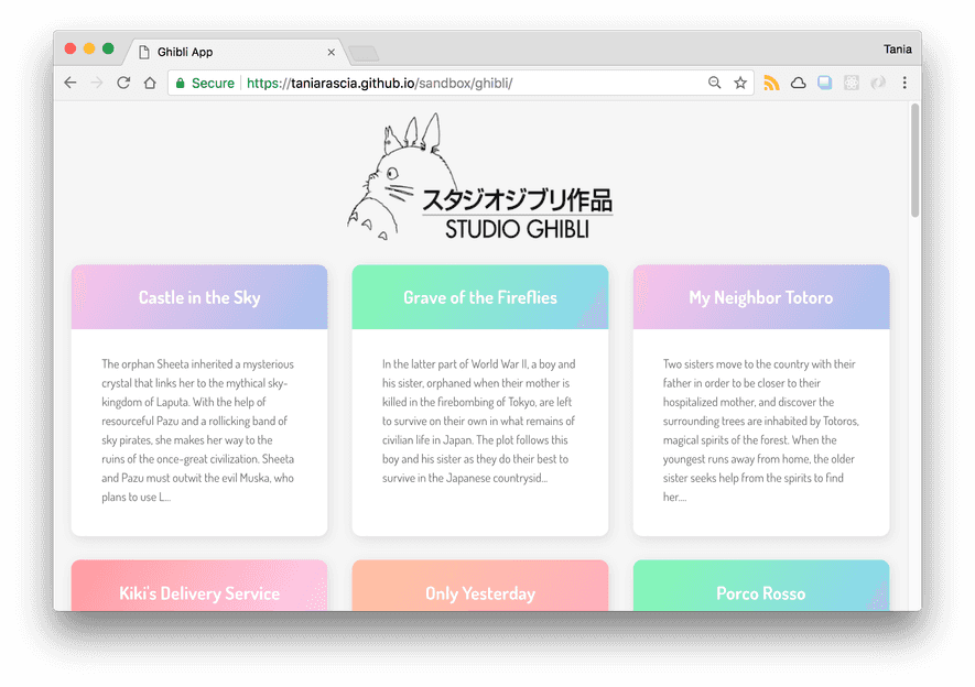 How to Connect to an API with JavaScript | Tania's Website